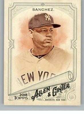 2018 Allen and Ginter #130 Gary Sanchez NM-MT Yankees ID:160512 | eBay