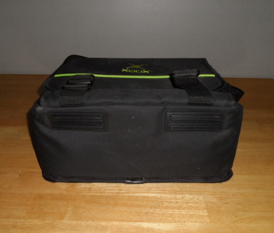 Original OG XBOX Soft Shell Travel Storage Case Messenger Bag w/ Strap ...