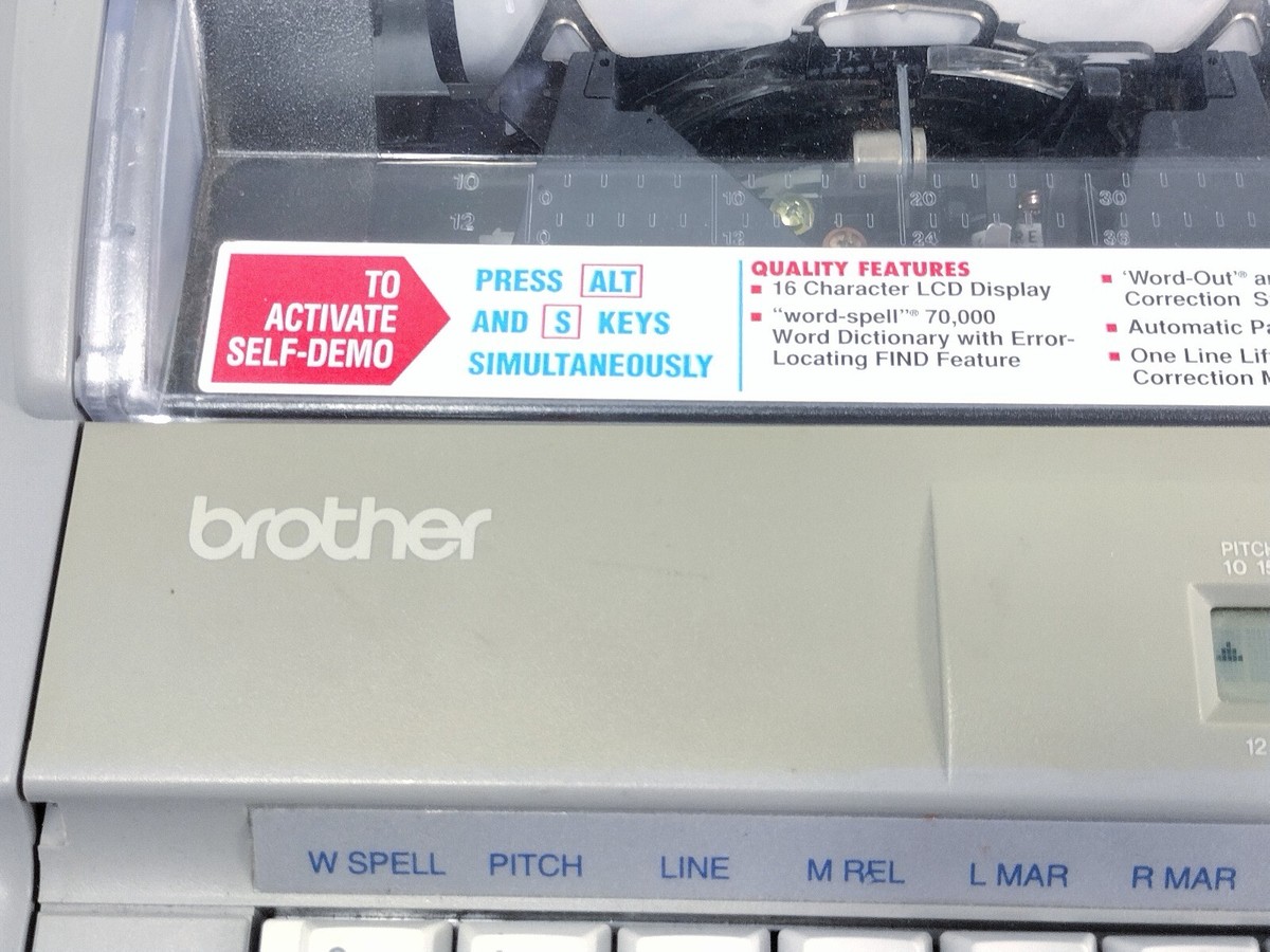 Brother Sx 4000 Electronic Typewriter By From Office Depot