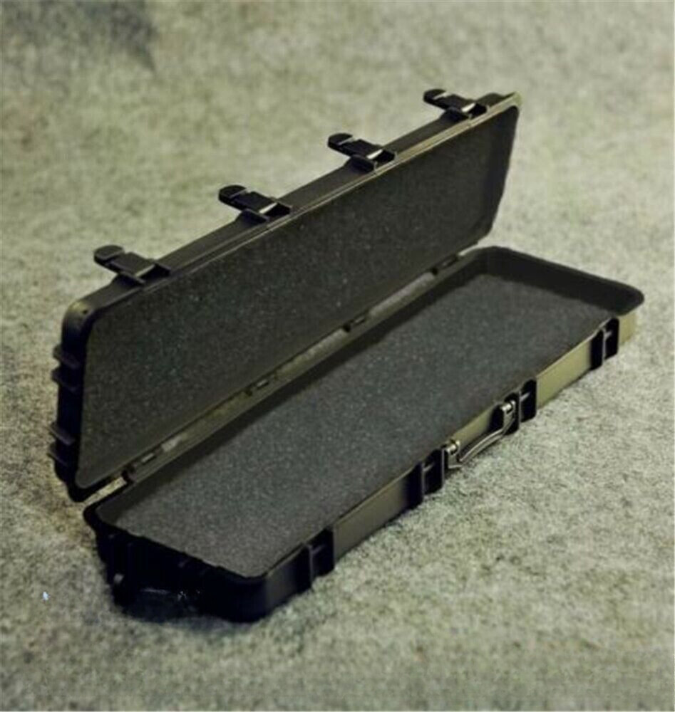 1:6 Scale ZY2006 Black Military Weapon Gun Storage Box Case 12" Figure ...