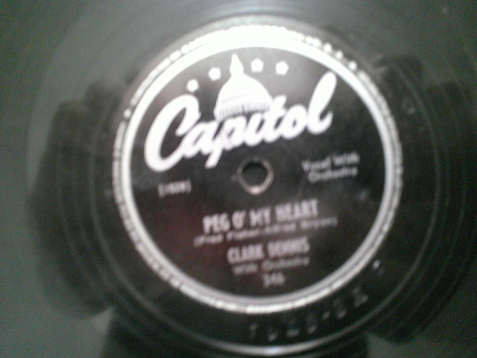 CAPITOL 78 RECORD/CLARK DENNIS/BLESS YOU/PEG O' MY HEART/ EX | eBay