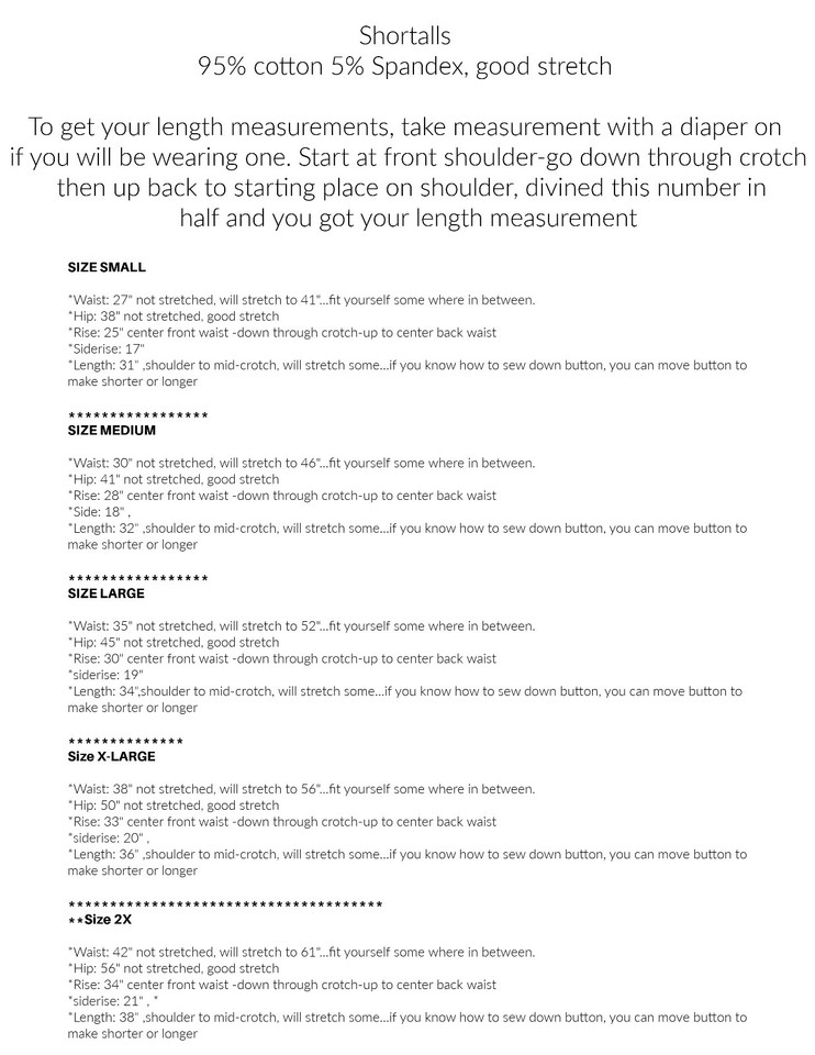 Adult shortalls Baby Blue, diaper wear | eBay