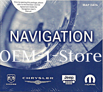 CHRYSLER DODGE JEEP MOPAR RB4 NAVIGATION NAV MAP DISC CD CDS EAST WEST ...