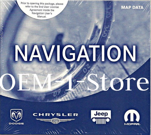 CHRYSLER DODGE JEEP MOPAR RB4 NAVIGATION NAV MAP DISC CD CDS EAST WEST ...
