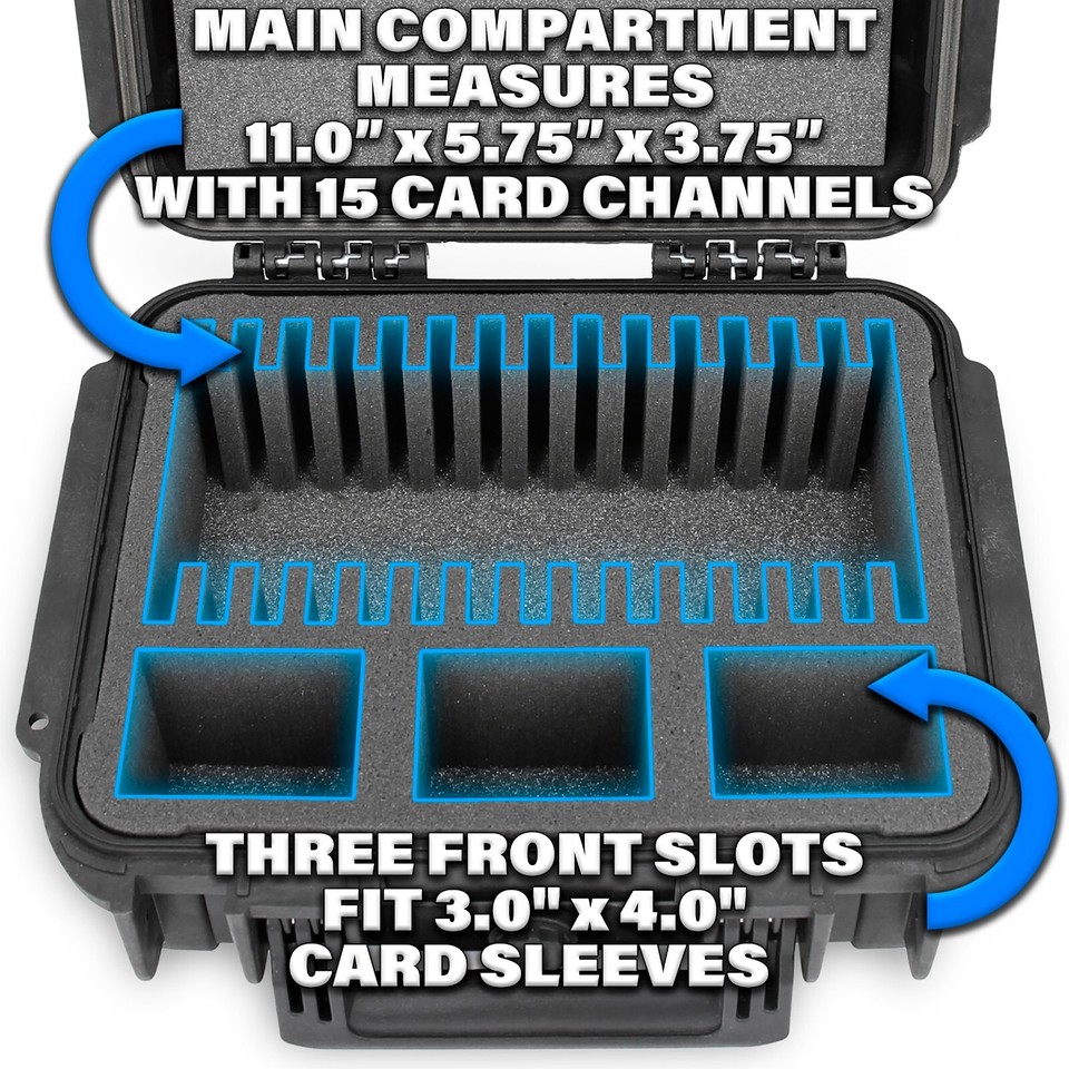 CM Graded Card Case Storage Box For SGC PSA Graded Cards & Top Loader ...