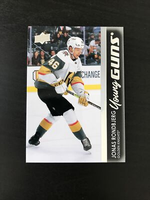 2021-22 Upper Deck Young Guns #460 Jonas Rondbjerg - Vegas Golden ...