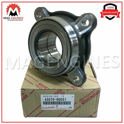 43570-60031 GENUINE OEM BEARING ASSY, FRONT AXLE W/ABS ROTOR, RH/LH ...