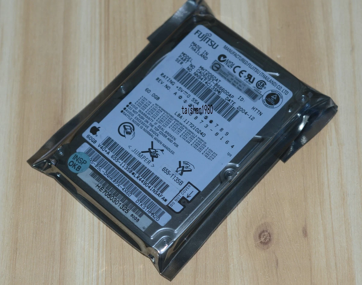 Fujitsu MHT2060AT HDD IDE 30GB-100GB 60GB, IDE, 4,200rpm,, 47% OFF