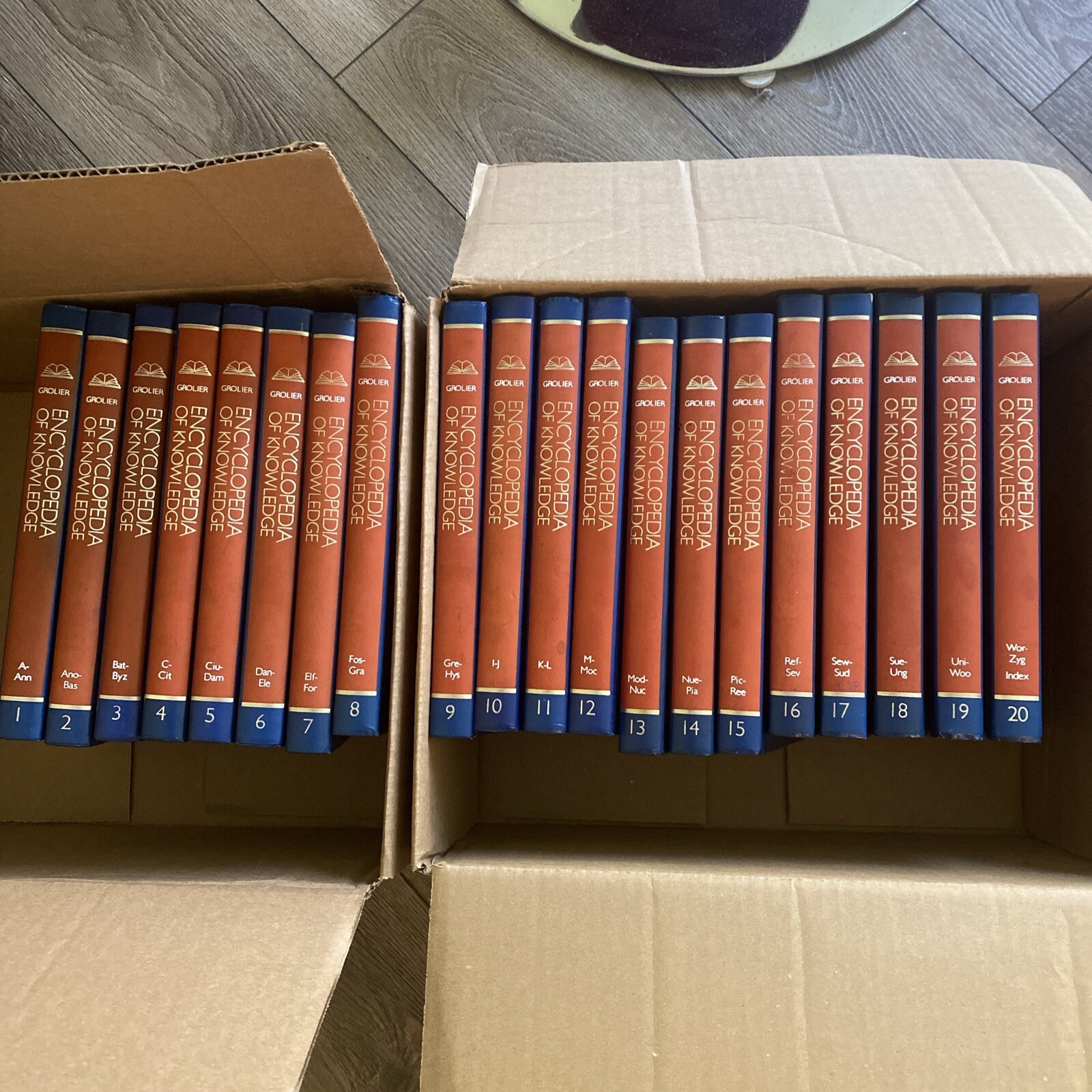 Grolier Encyclopedia Of Knowledge Set And 1999 Annual Pre Owned ...