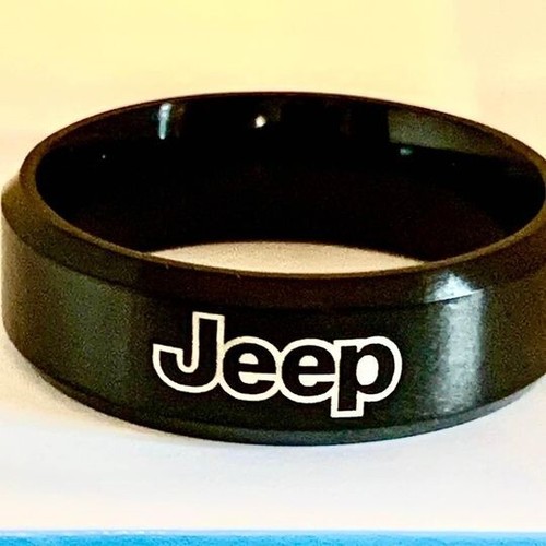 Size 14 Inspired Off Road Titanium Jeep 8MM Ring | eBay