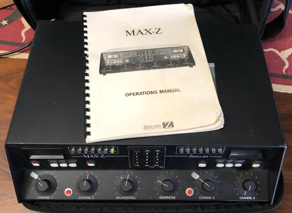 Zercom Max Z Professional Broadcast Equipment W/Power & Phone Cords ...