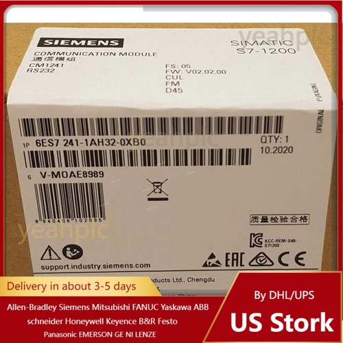 New Siemens 6ES7 241-1AH32-0XB0 6ES7241-1AH32-0XB0 SIMATIC S7-1200 CM ...