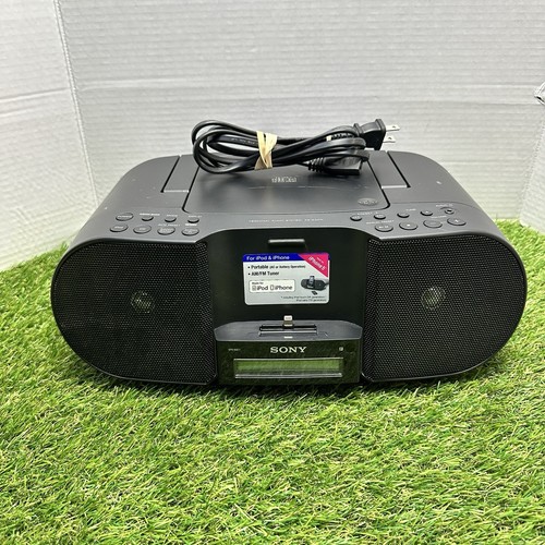 Sony Personal Audio System ZS-S3iPN iPhone Dock CD Player AM/FM Radio ...