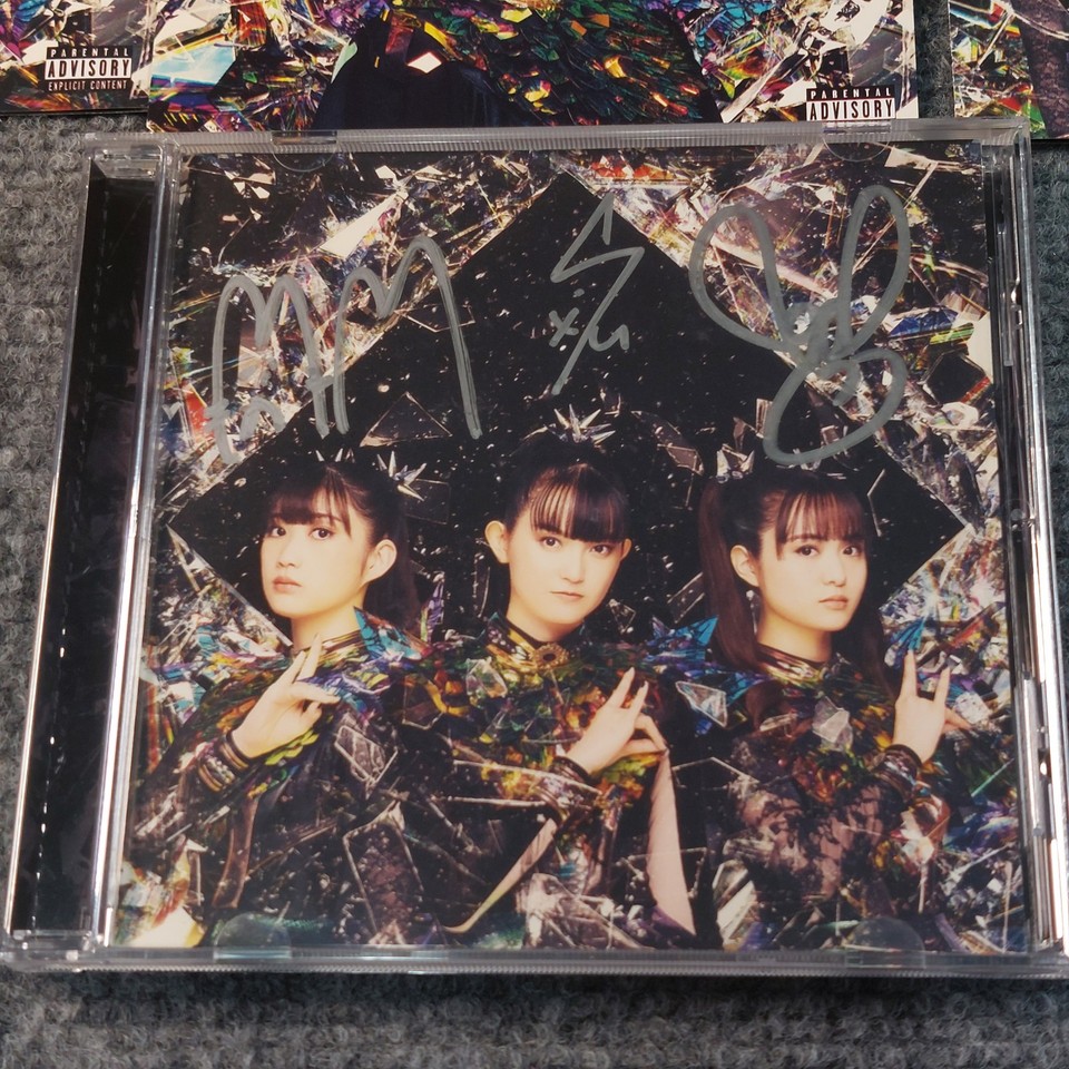 BABYMETAL CD Autographed Metal Forth SIGNED Solo Promo Card Exclusive ...