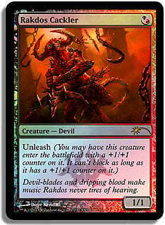 Rakdos Cackler (FNM) FOIL Promo PLD Creature Special MAGIC MTG CARD ...