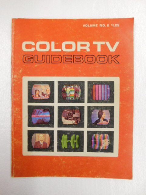 vintage COLOR TV GUIDEBOOK No.2 - charted & illustrated 1966 | eBay
