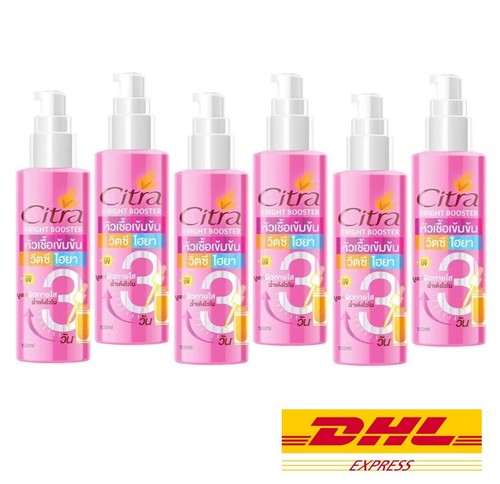 6 x Citra Bright Booster Vitamin C Hya Uv Protection Radiant body Skin ...