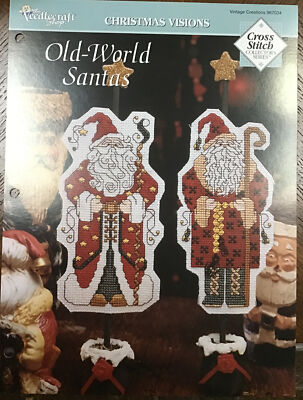 Needlecraft Shop Old-World Santas - Christmas Visions - Counted Cross ...