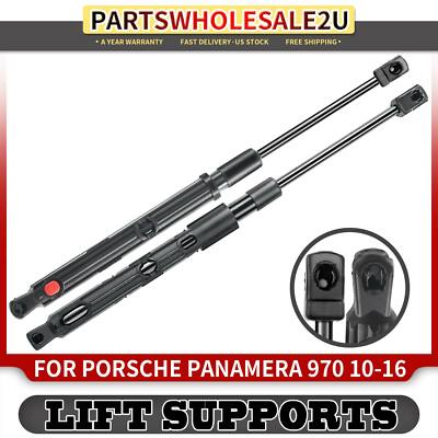 2x Hood Lift Supports Gas Spring 97051157200 for Porsche Panamera 970 ...