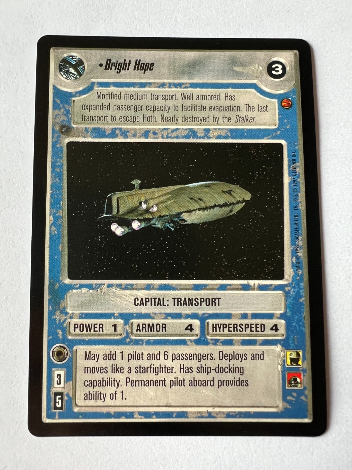 Decipher Star Wars CCG Cloud City Bright Hope Card Rare | eBay