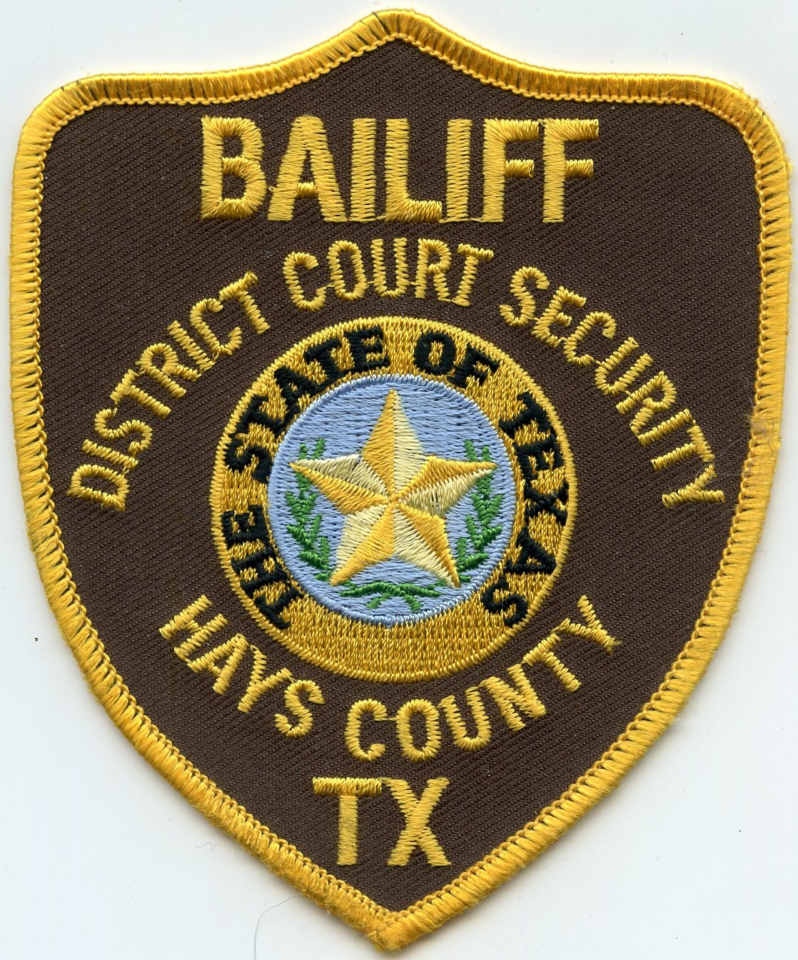 HAYS COUNTY TEXAS TX DISTRICT COURT SECURITY BAILIFF sheriff police ...