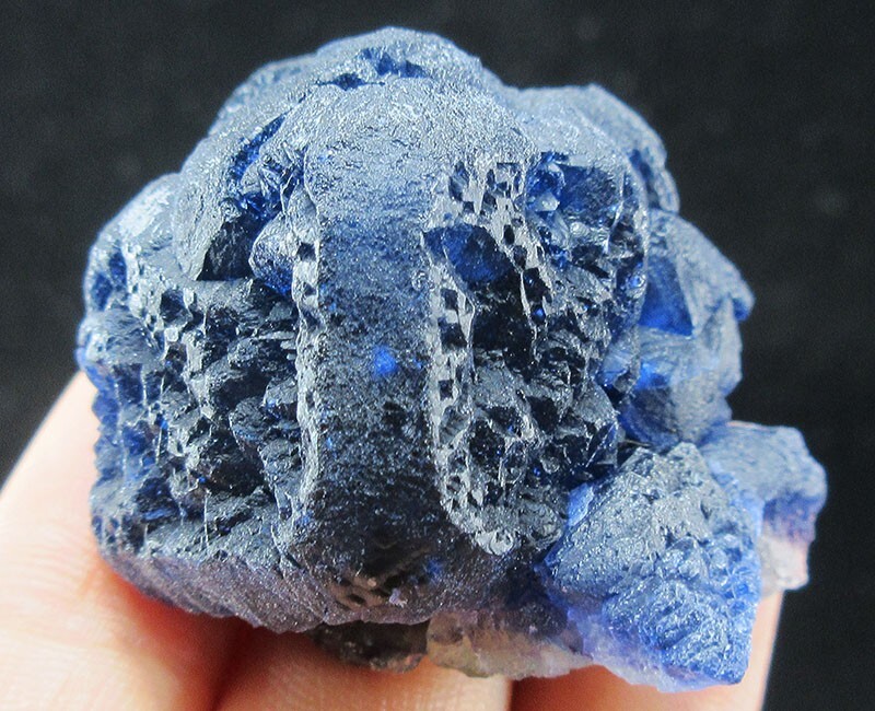 46g blueberry Fluorite&Quartz crystal mineral specimen,Inner Mongolia ...