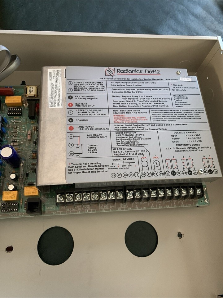Radionics D6112 Alarm Communicator | eBay