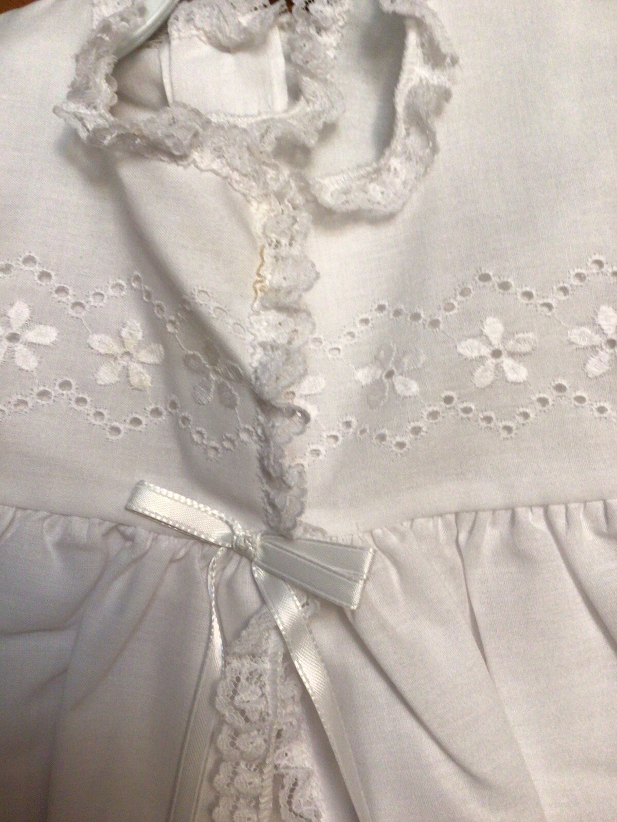 Vintage PHYLLIS WEAR Baby White Christening Coat, Dress, Slip Girls ...