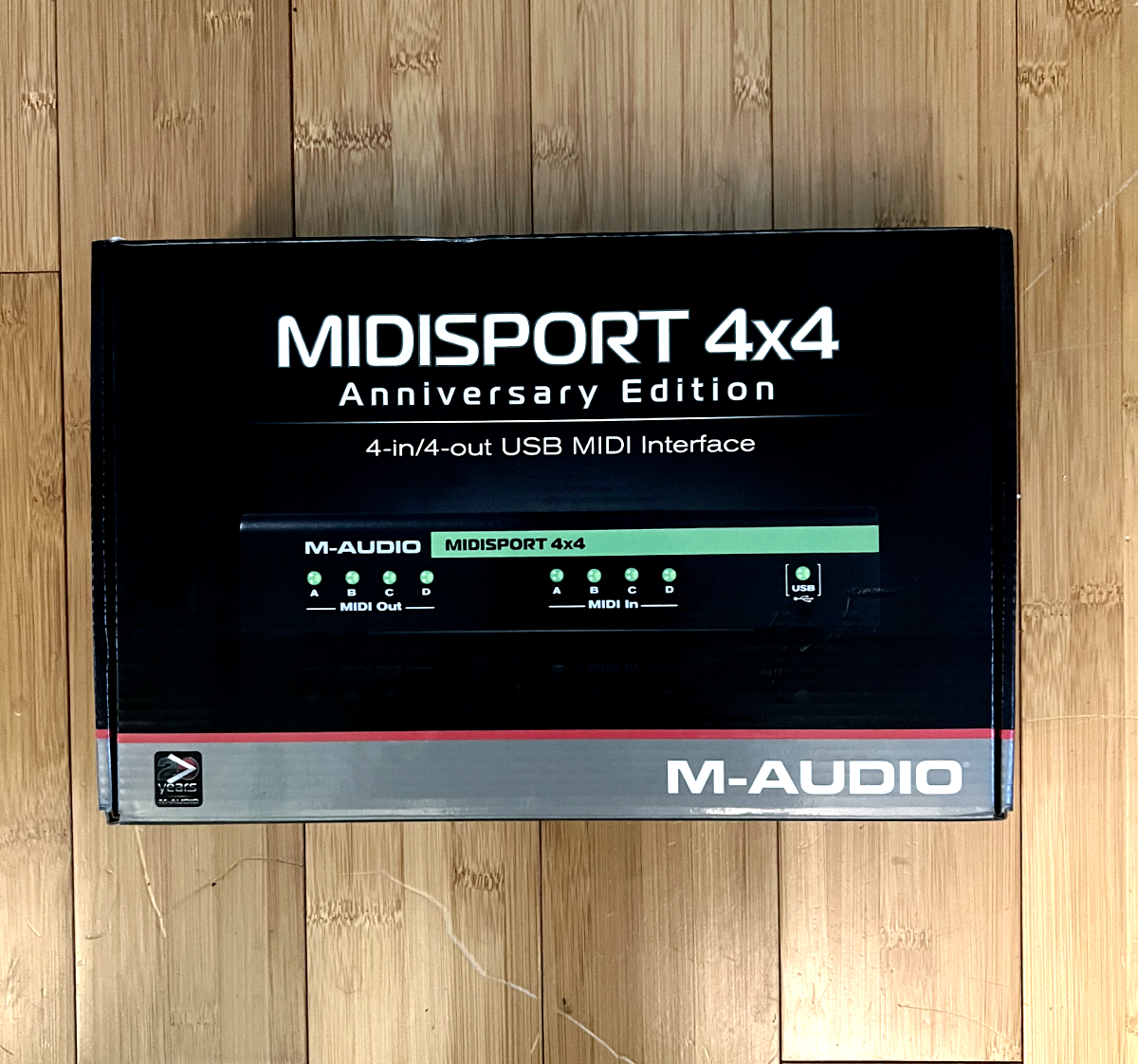 M-Audio MIDISPORT 4x4 Anniversary Edition | 4-in/4-out MIDI Interface ...