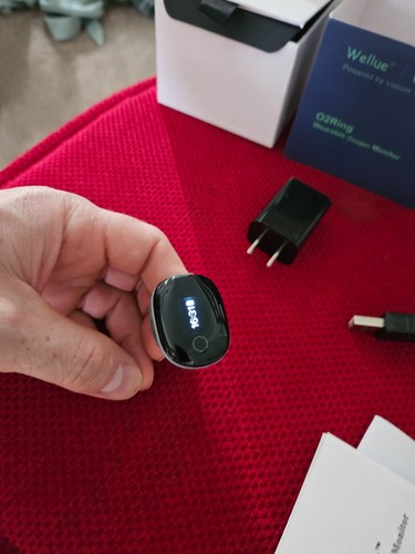 Wellue O2Ring O2 Max Pulse Oximeter for Continuous SpO2 and Heart Rate ...