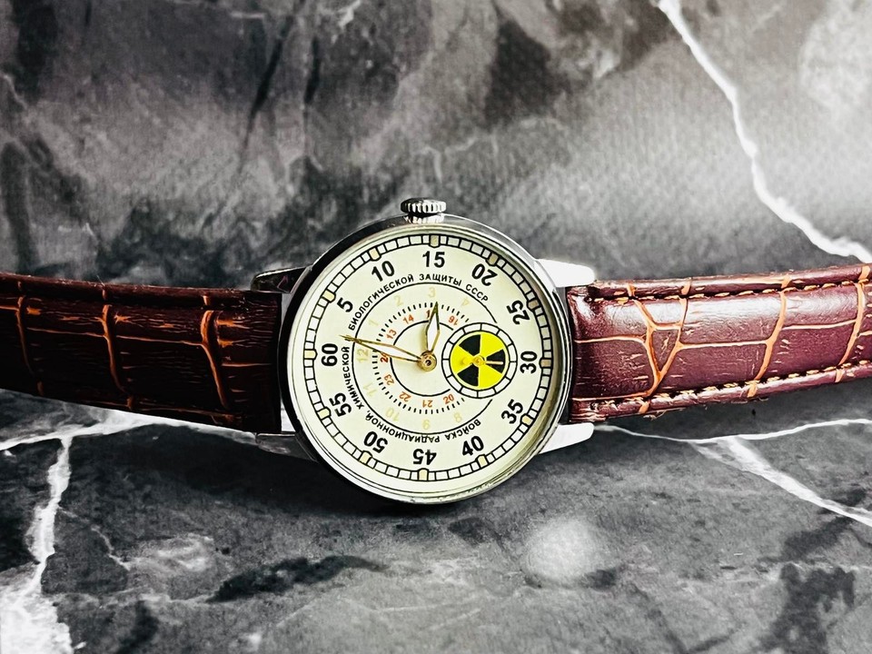 Watch Pobeda Radiation Troops Mechanical Men's Watch Vintage Watch USSR ...