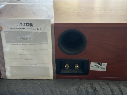 Canton Karat CL 400 3‑Way Center Speaker – German Hi-Fi – Cherry Finish ...