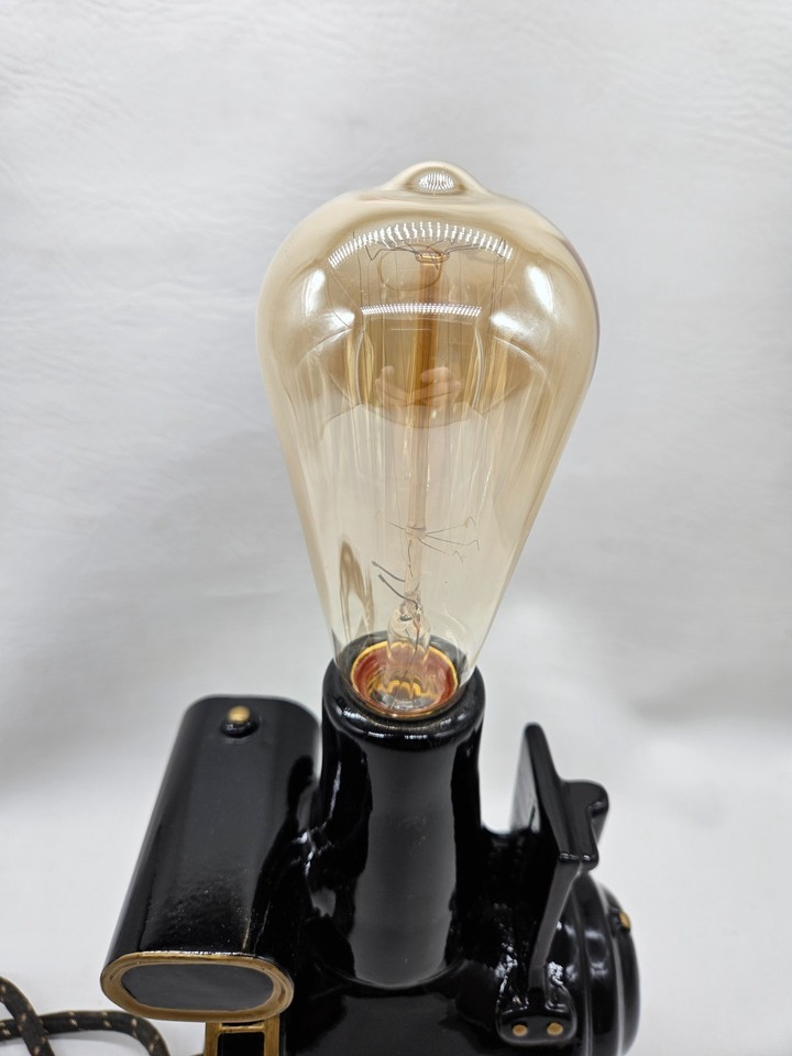 Delco-Light Generator Salesman's Sample Cast Aluminum Lamp with Bulb ...