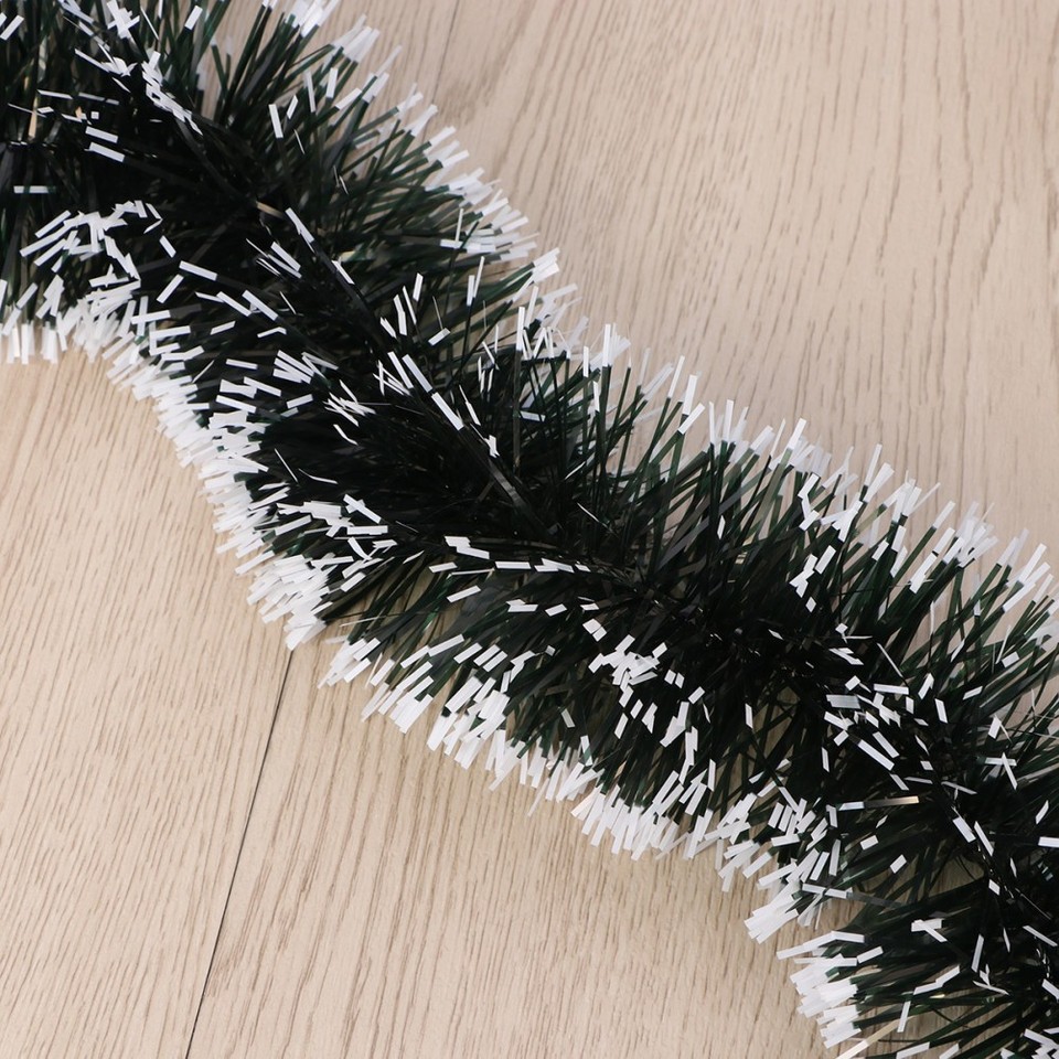 2M Shining Glitter Plastic Christmas Tinsel Ribbon Garland Xmas Tree ...
