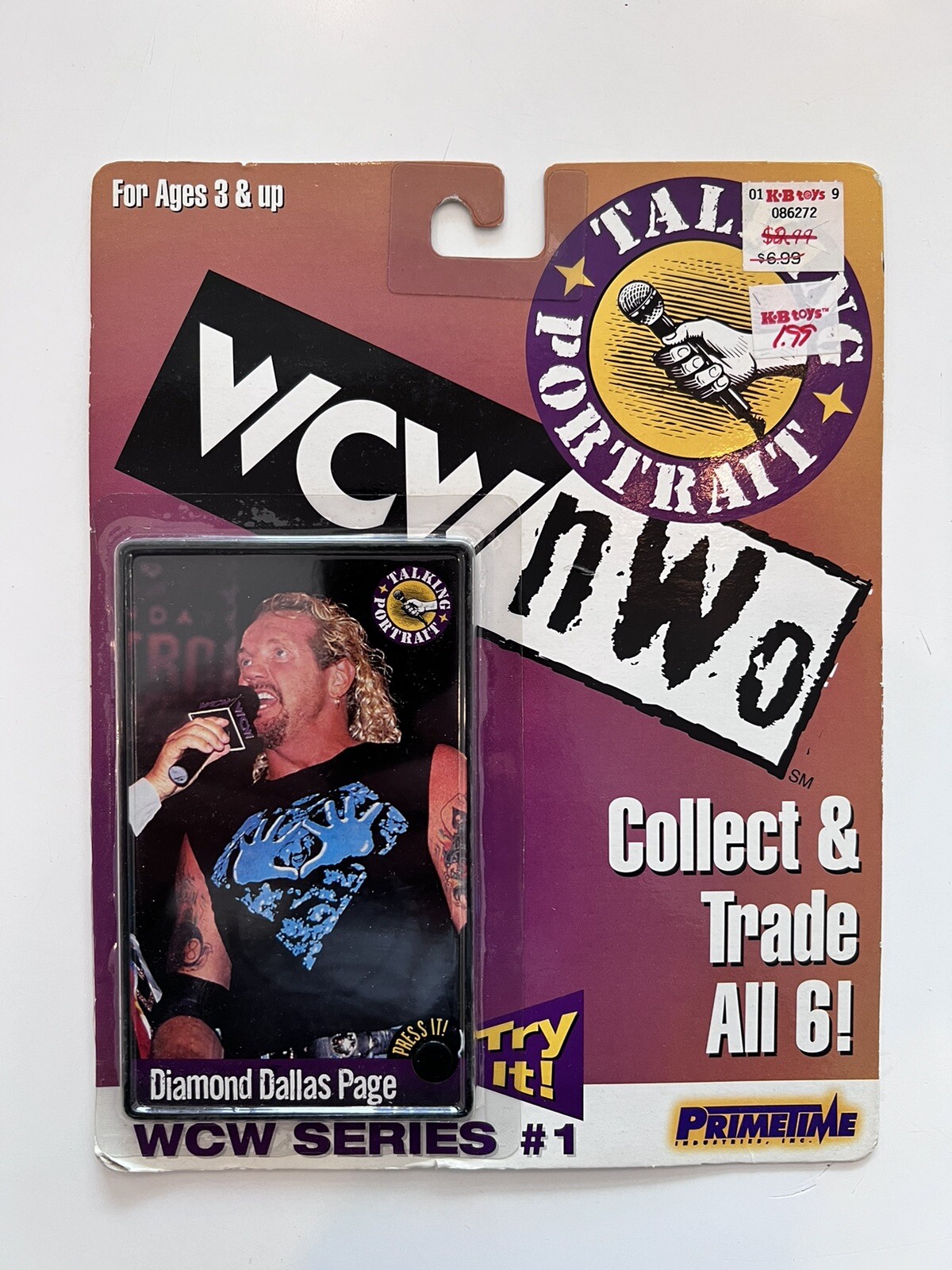 WCW NWO - Talking Portrait Card - Diamond Dallas Page - Series 1 J9 | eBay