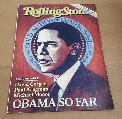 ROLLING STONE Magazine Issue 1085 August 20, 2009 Barack Obama Blink ...