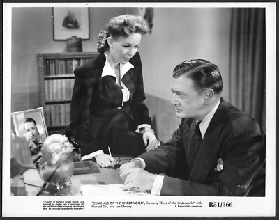 Film Noir Richard Dix Wendy Barrie Original Photo Eyes of the ...