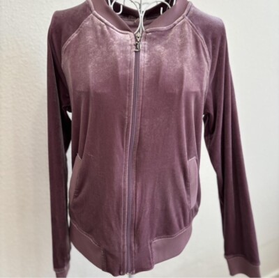Juicy Couture Metallic Purple Members Only Shimmery Tracksuit Jacket ...