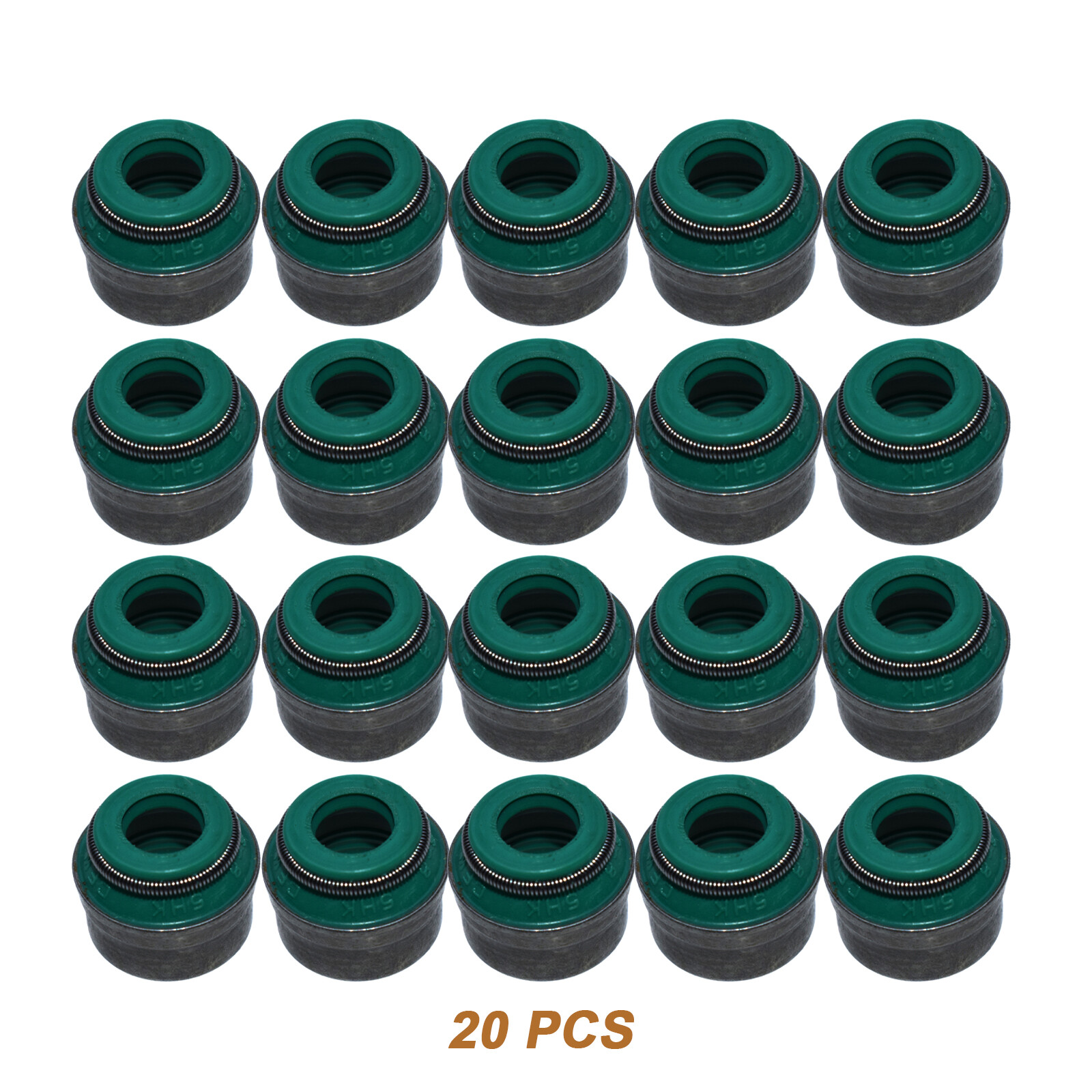 Set 20PCS 6mm Engine Valve Stem Oil Seals For AUDI A3 A4 A5 A6 036 109 ...