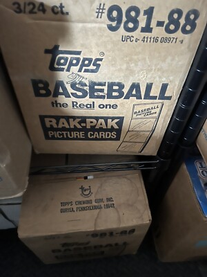 1988 Topps Baseball Rak-Pak 3 Box Unsearched Case 981-88 | eBay