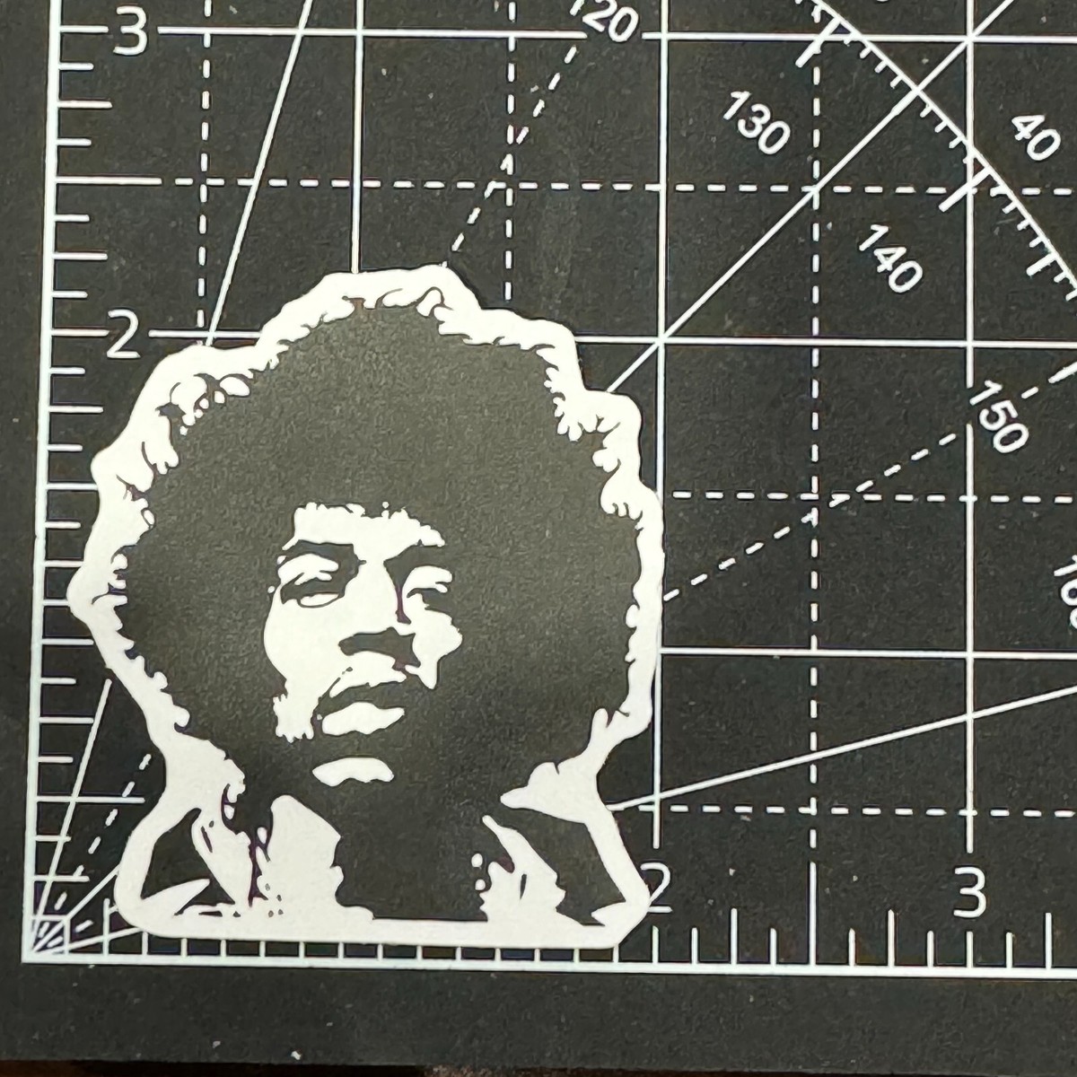 Stencil Di Jimi Hendrix