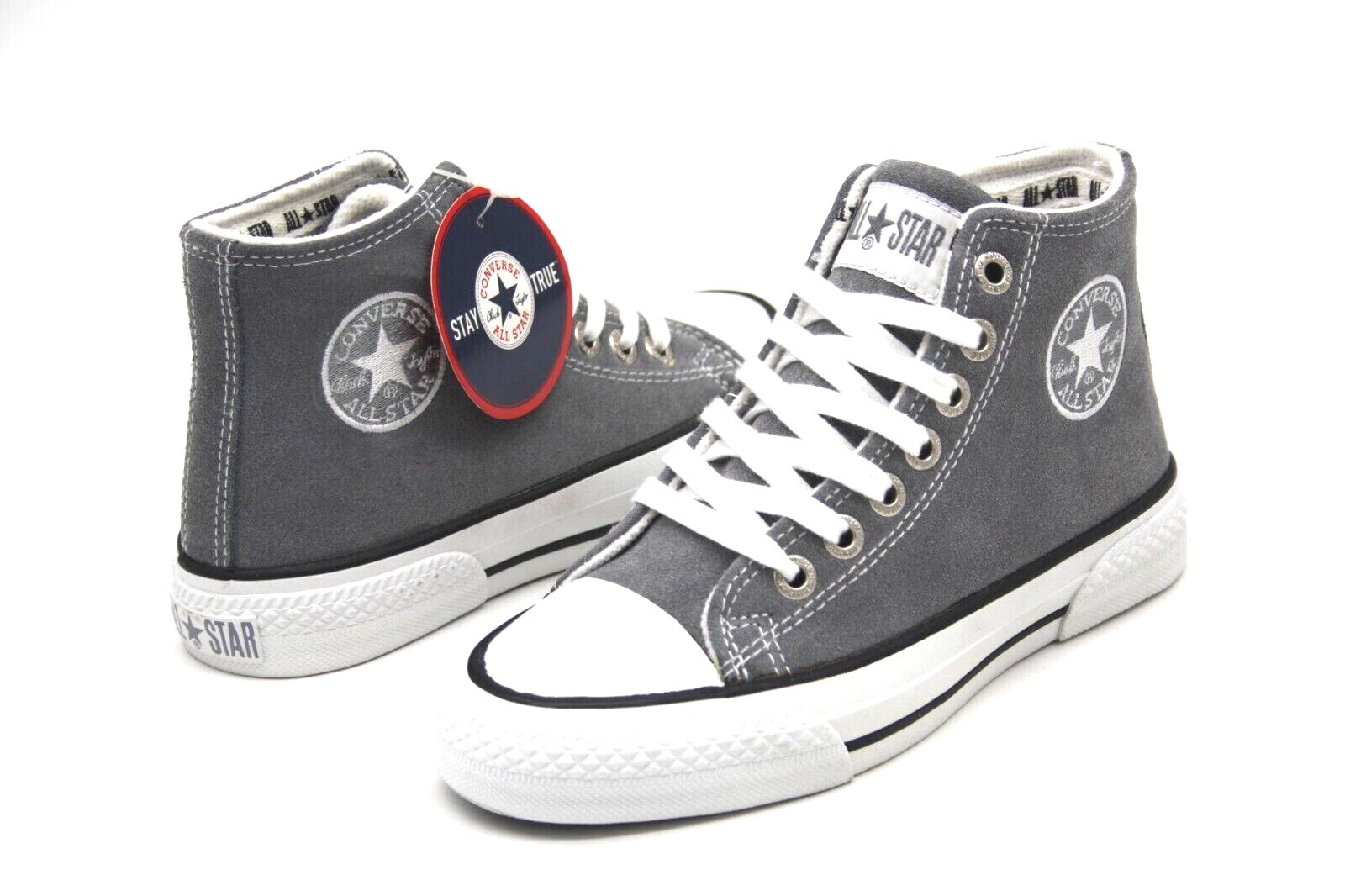 CONVERSE ALL STAR ATHLETIC ORIGINAL 12605 MERCURY GREY SUEDE VINTAGE ...