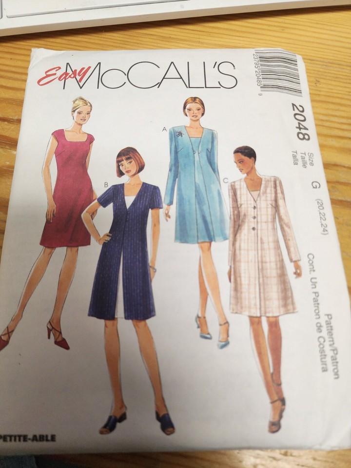McCalls sewing pattern variation of your choice | eBay