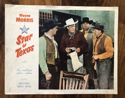 Star of Texas Lobby Card Wayne Morris western movie | eBay