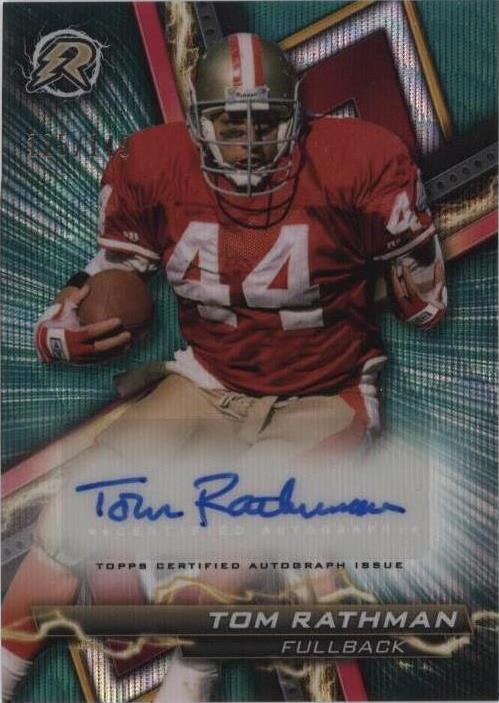2023 Topps Composite - Resurgence Signatures Tom Rathman #RA-TR Teal ...