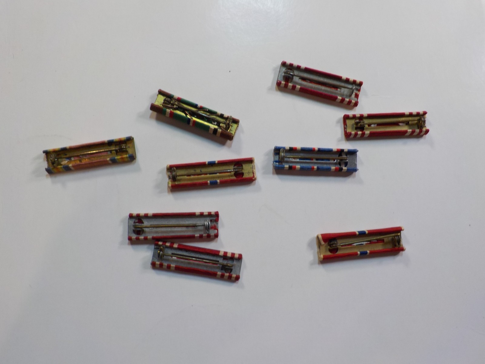 9 WW2 Ribbons Normandy Invasion Battle Of The Bulge 83rd Division Bars ...