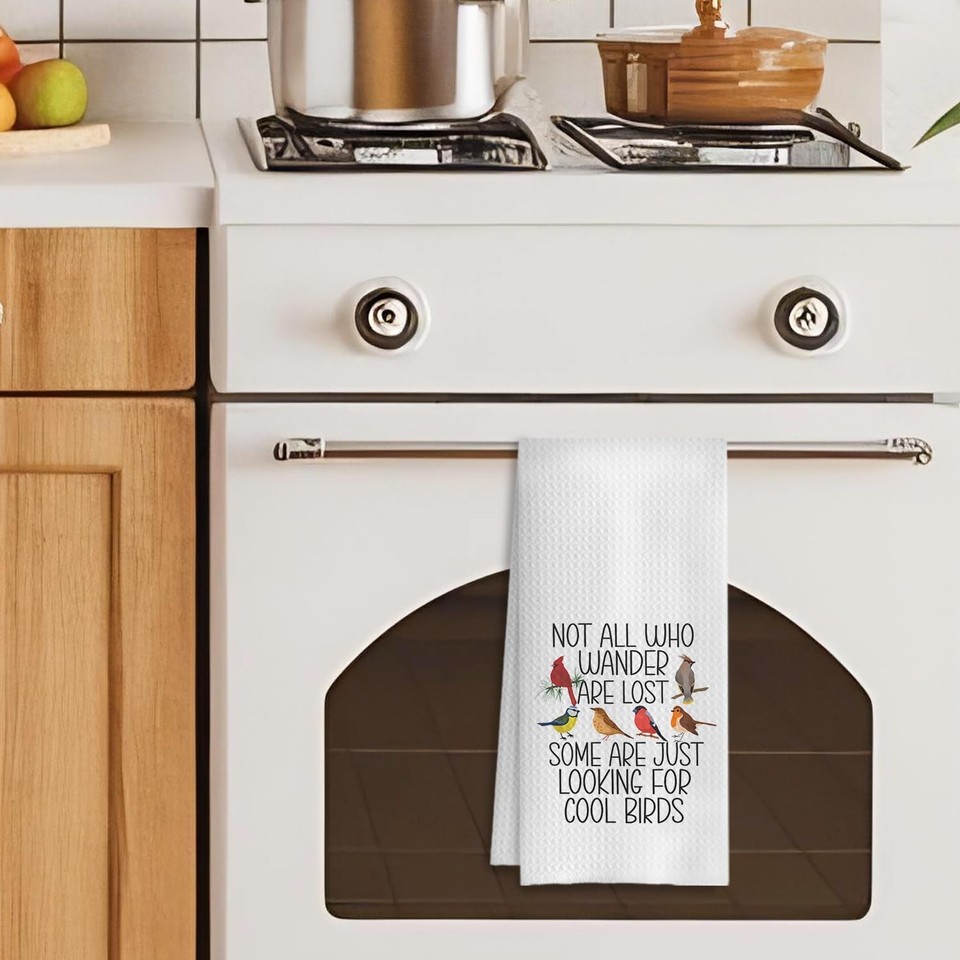 Birds Kitchen Towels,Bird Forest Dish Hand Towels for Kitchen Farmhouse ...