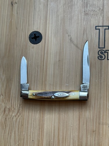 TVC6700 Vintage Case 5233 SSP Stag Razor's Edge Pen Knife 4 Dot 1976 | eBay