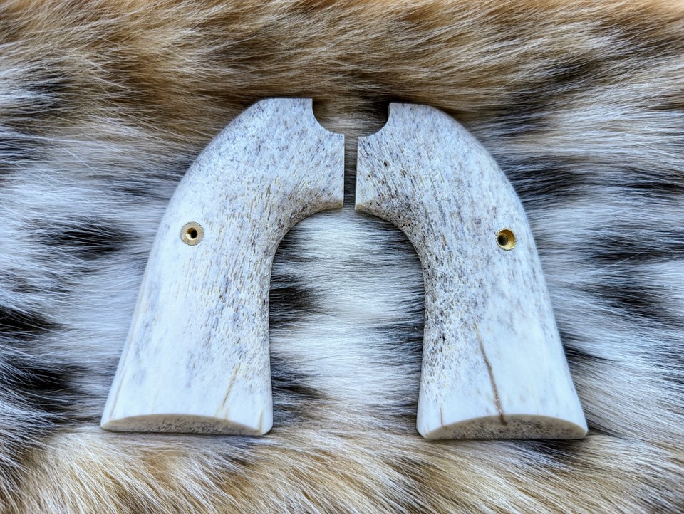 Made to Order Ruger Bisley Elk Antler Grips | Blackhawk Vaquero Single ...