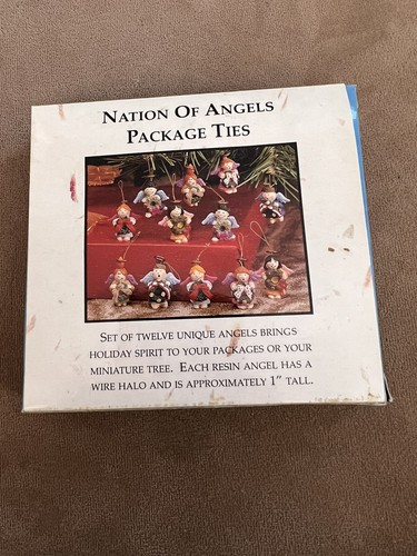 Nations Of Angels 12 Package Ties or Christmas Ornaments For Miniature ...
